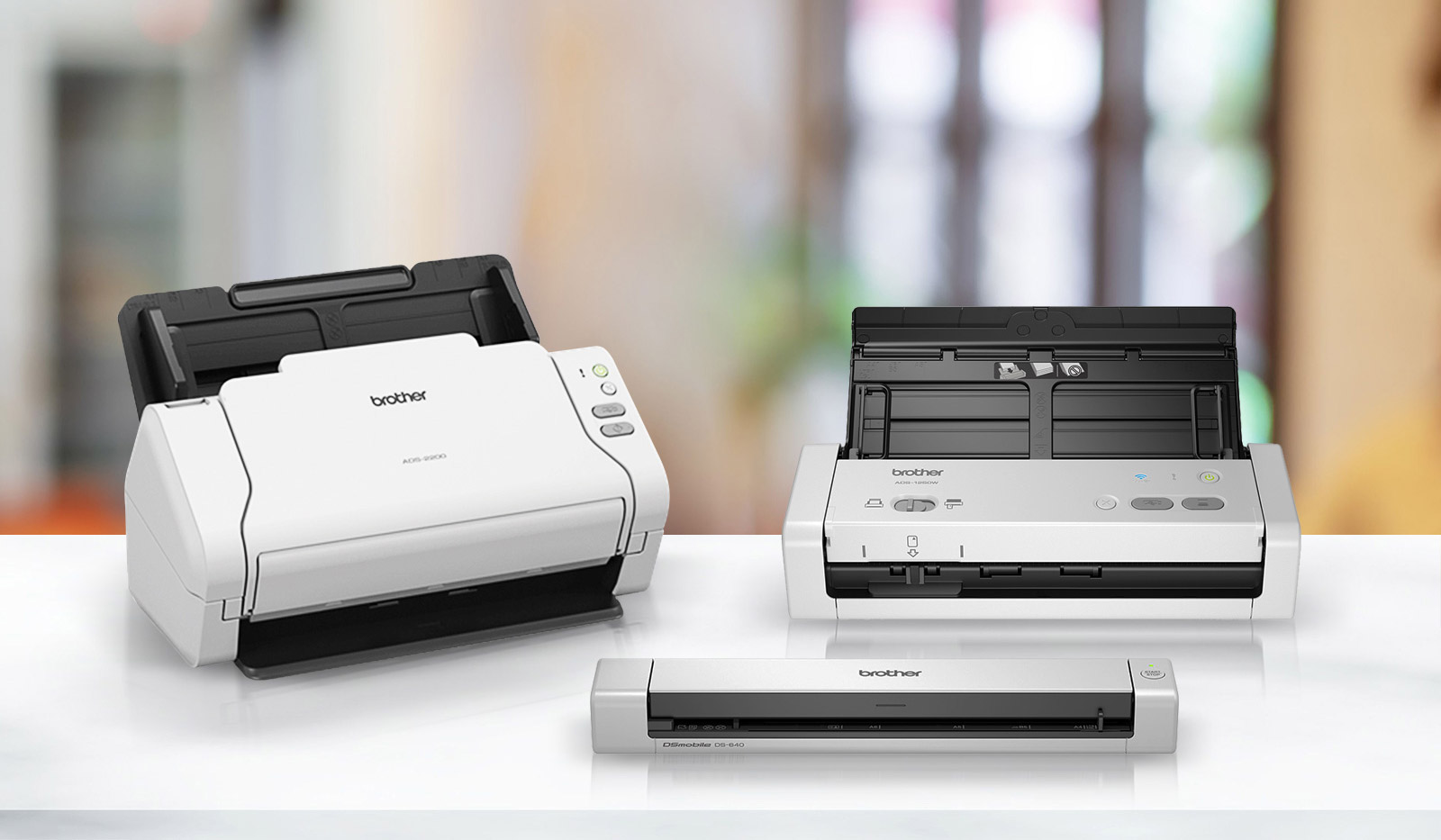 3 tipos de scanners Brother e suas principais funções